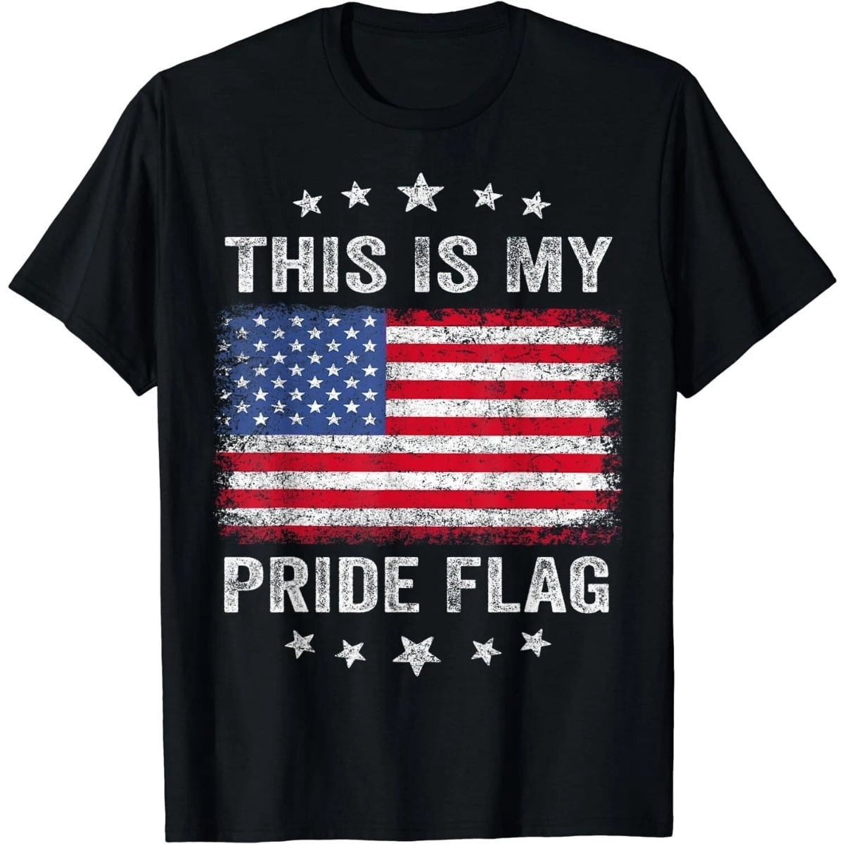 This Is My Pride Flag USA American 4th of July Patriotic Unisex T-Shirt ...