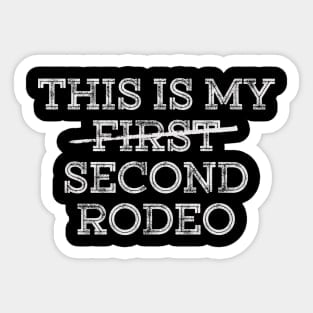 This Is My Second Rodeo Sticker Phone Decal Water Bottle Stickers Car ...