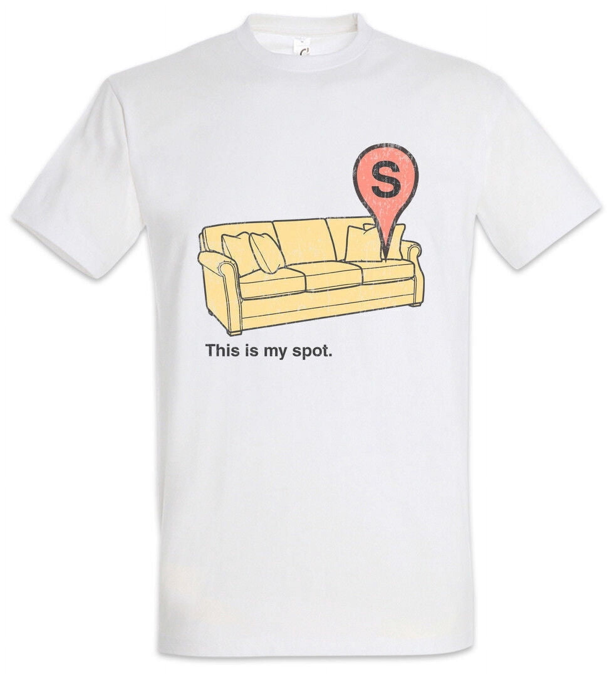 This Is My Spot T-Shirt Chiller Faul Faulheit Fun Schlafen Couch Bett ...