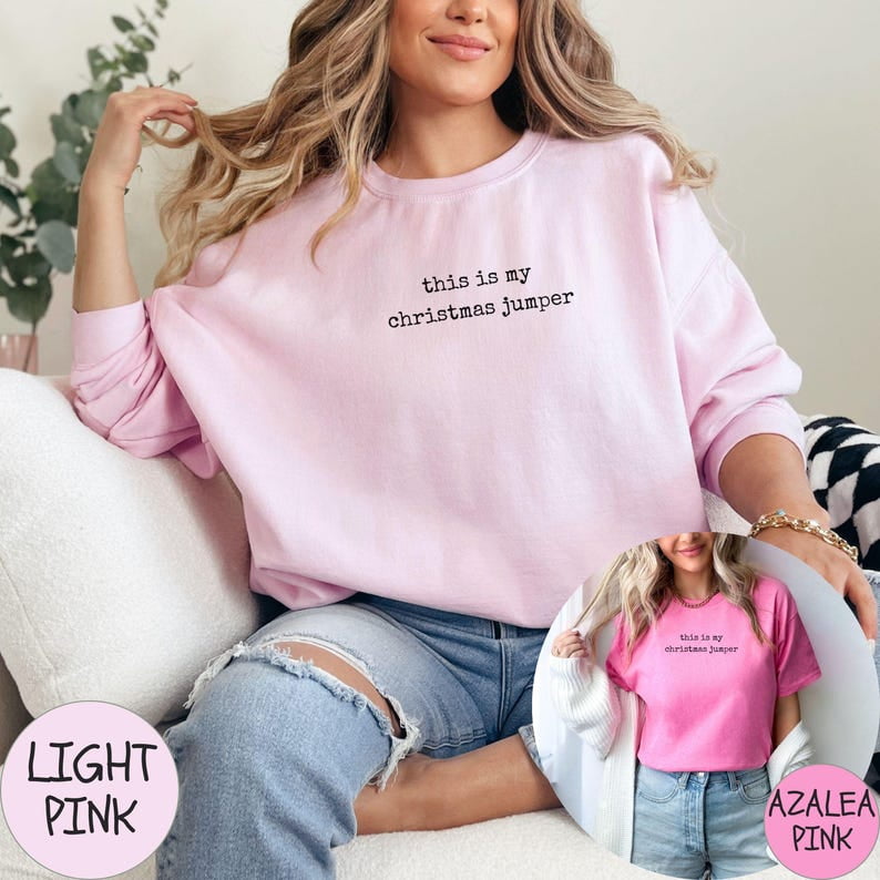 This Is My xMas Jumper Sweatshirt, Winter Holiday Sweatshirt - Sizes S ...