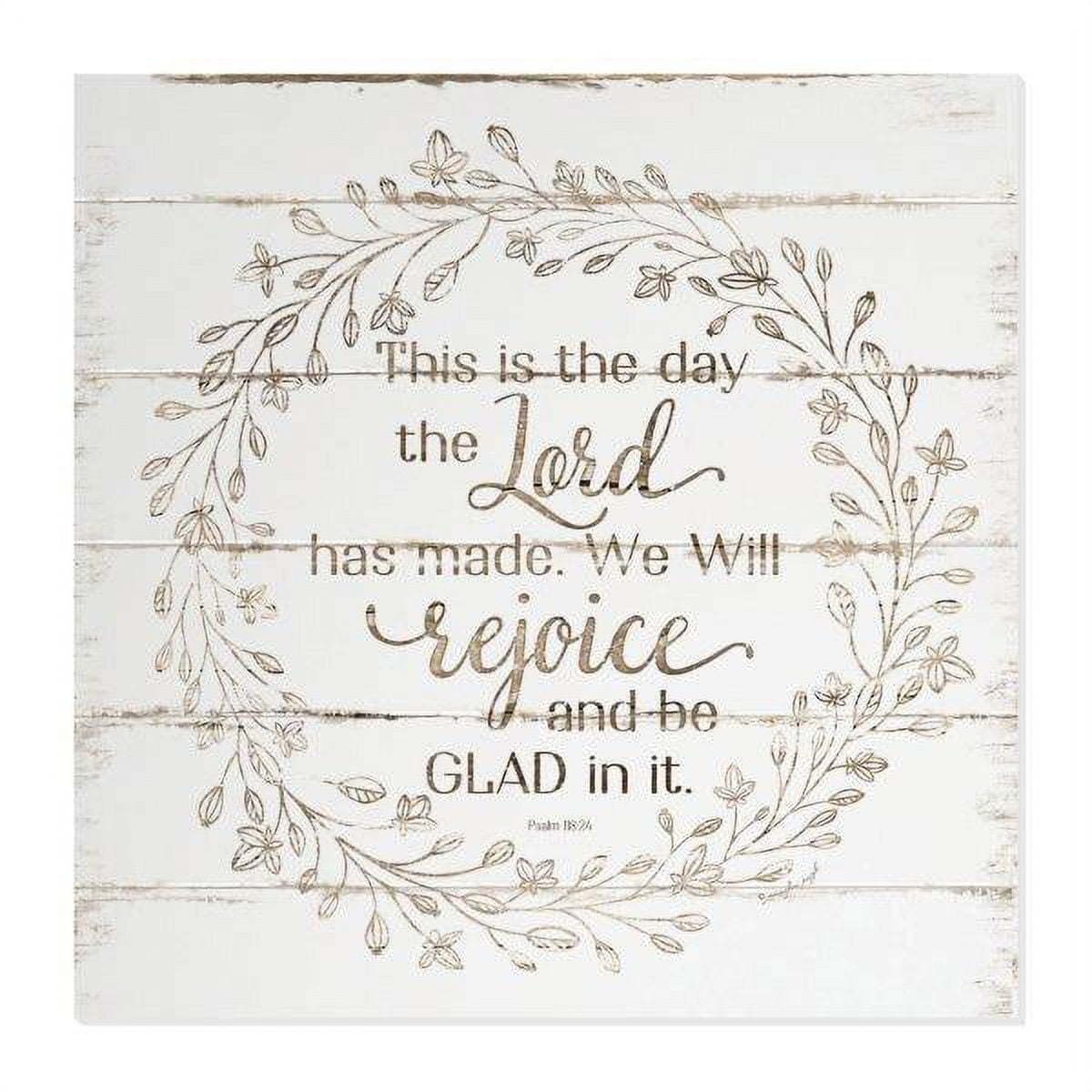This Is The Day The Lord Has Made Scripture Wall Sign 12x12 - Walmart.com