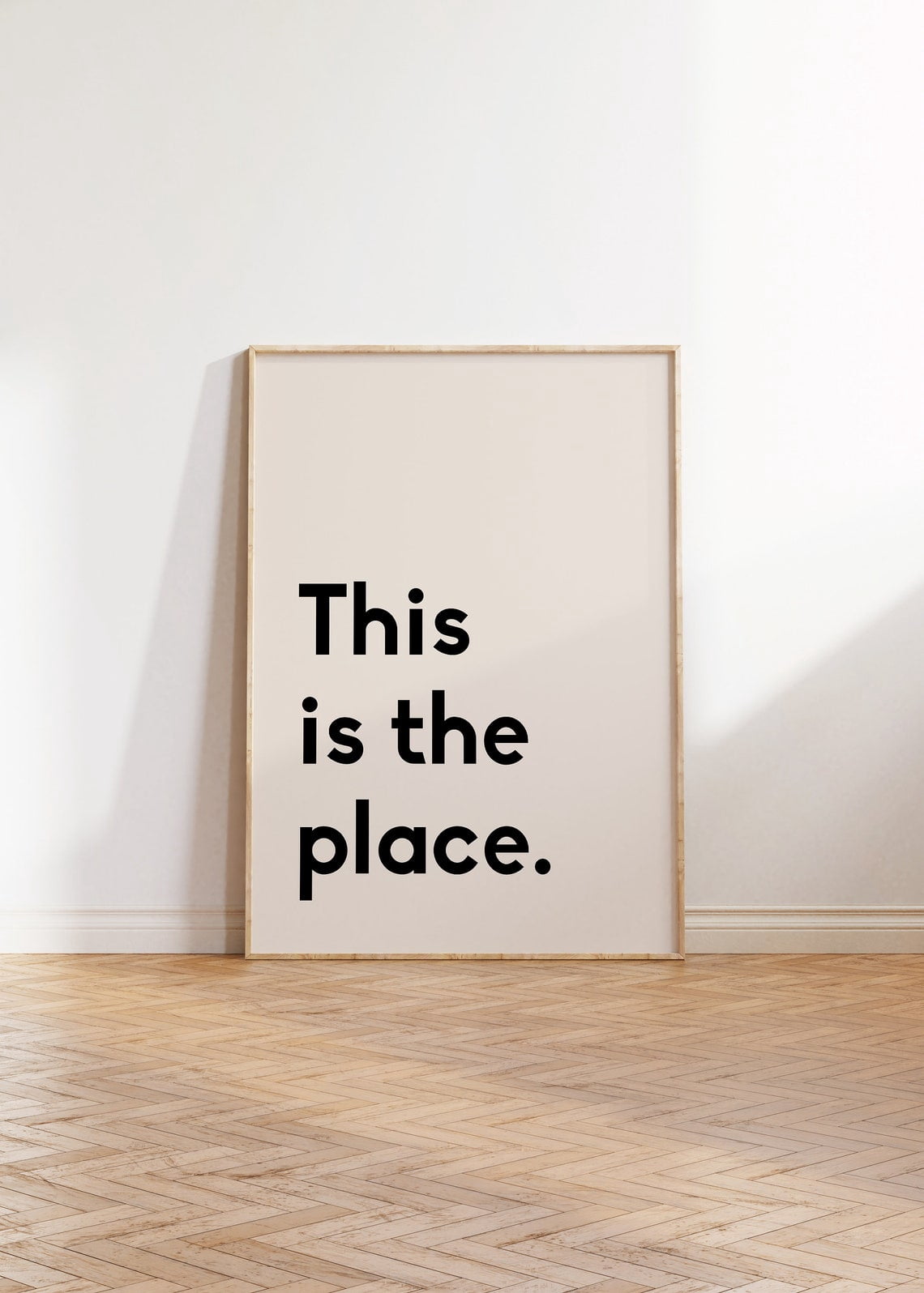 This Is The Place Reading Corner Wall Art, Unframed Canvas Size 12x18 ...