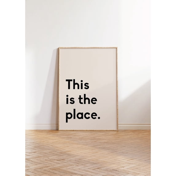 This Is The Place Reading Corner Wall Art, Unframed Canvas Size 12x18 ...