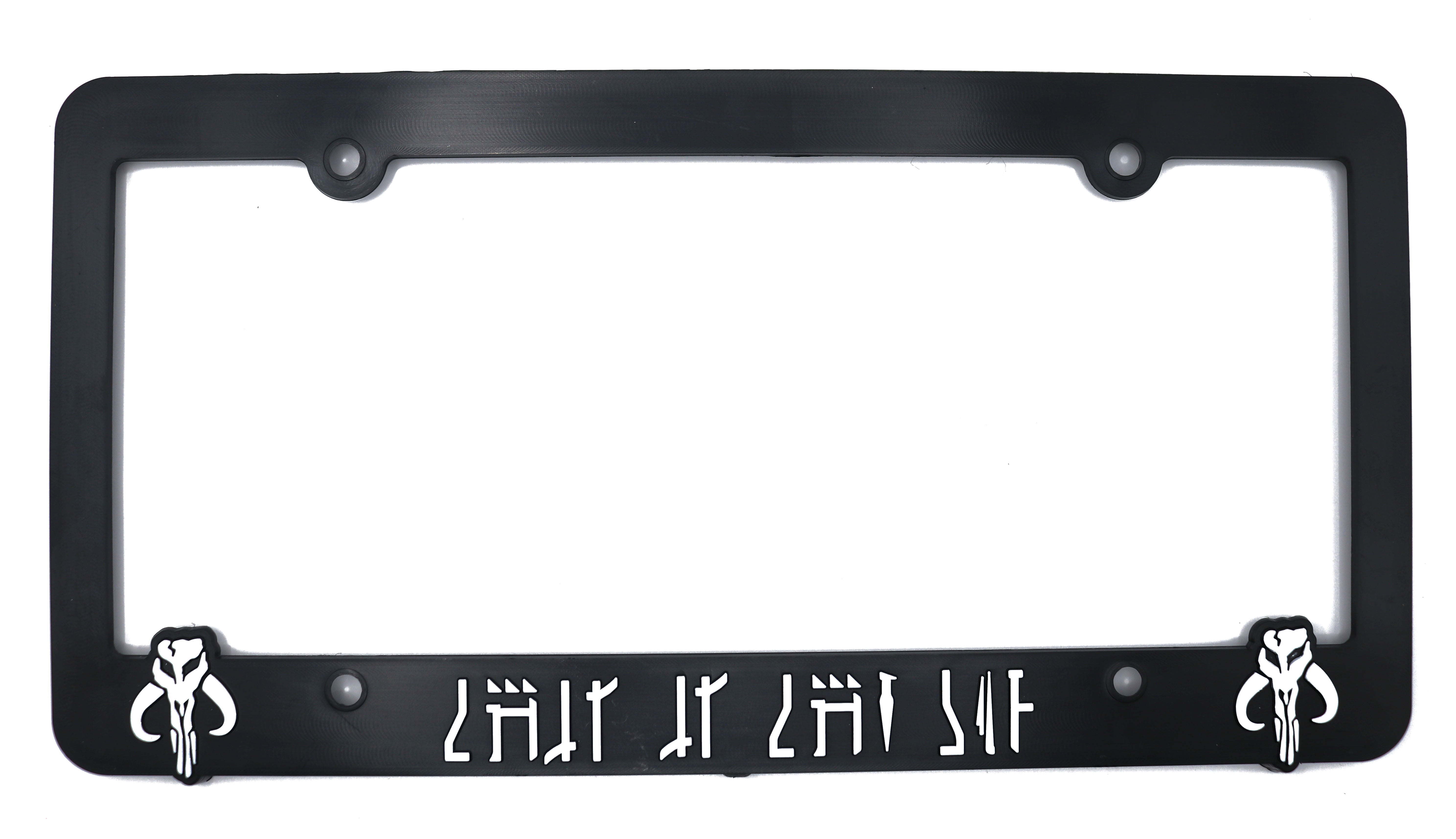 This Is The Way (Script) for Mandalorian Fans 3D Raised License Plate ...