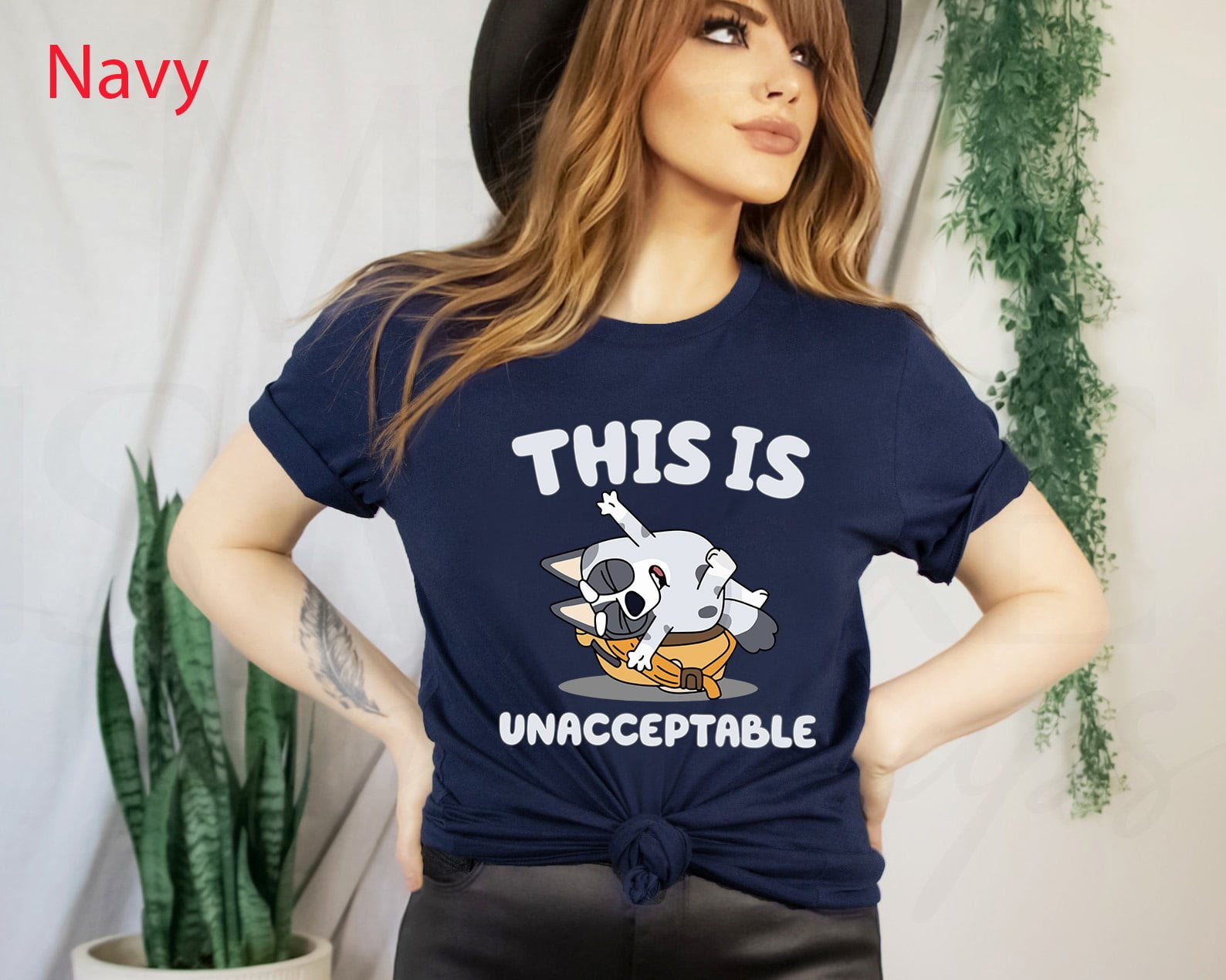 This Is Unacceptable Bluey T-shirt, Muffin Heeler Cartoon Shirt, Bluey ...