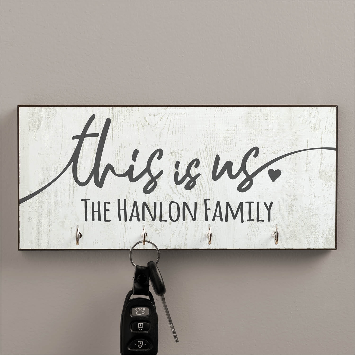 This Is Us Personalized Key Hanger - Customizable Family Name - Walmart.com