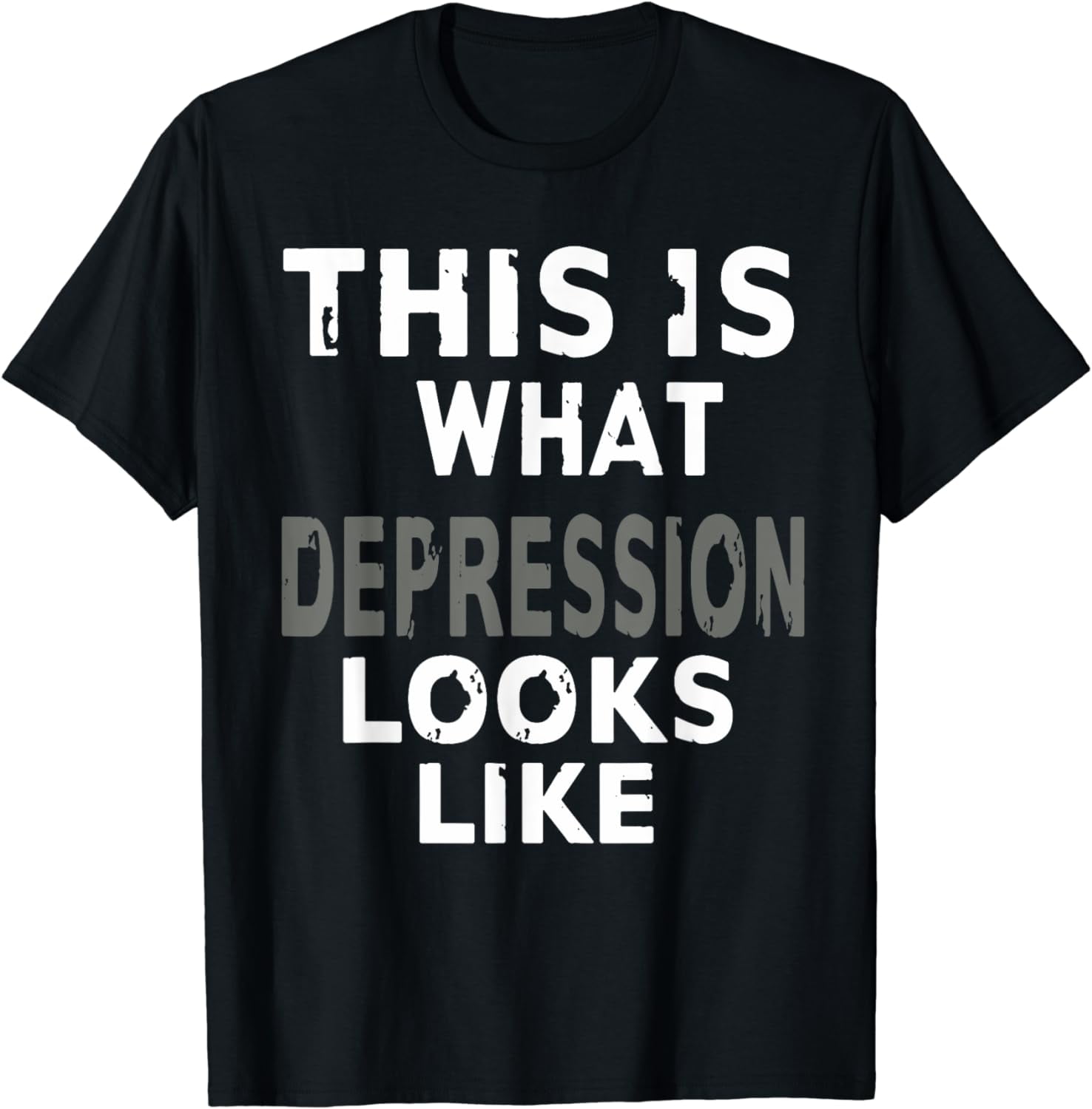 This Is What Depression Looks Like Shirt - Walmart.com