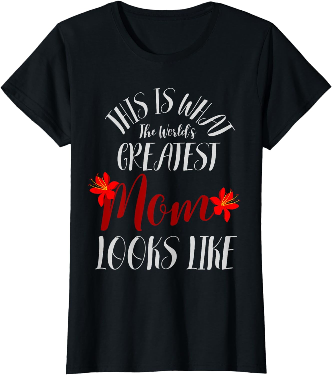 This Is What Worlds Greatest Mom Looks Like Mom Mothers Day T Shirt