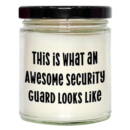 This Is What an Awesome Security Guard Looks Like, 9oz Vanilla Soy ...