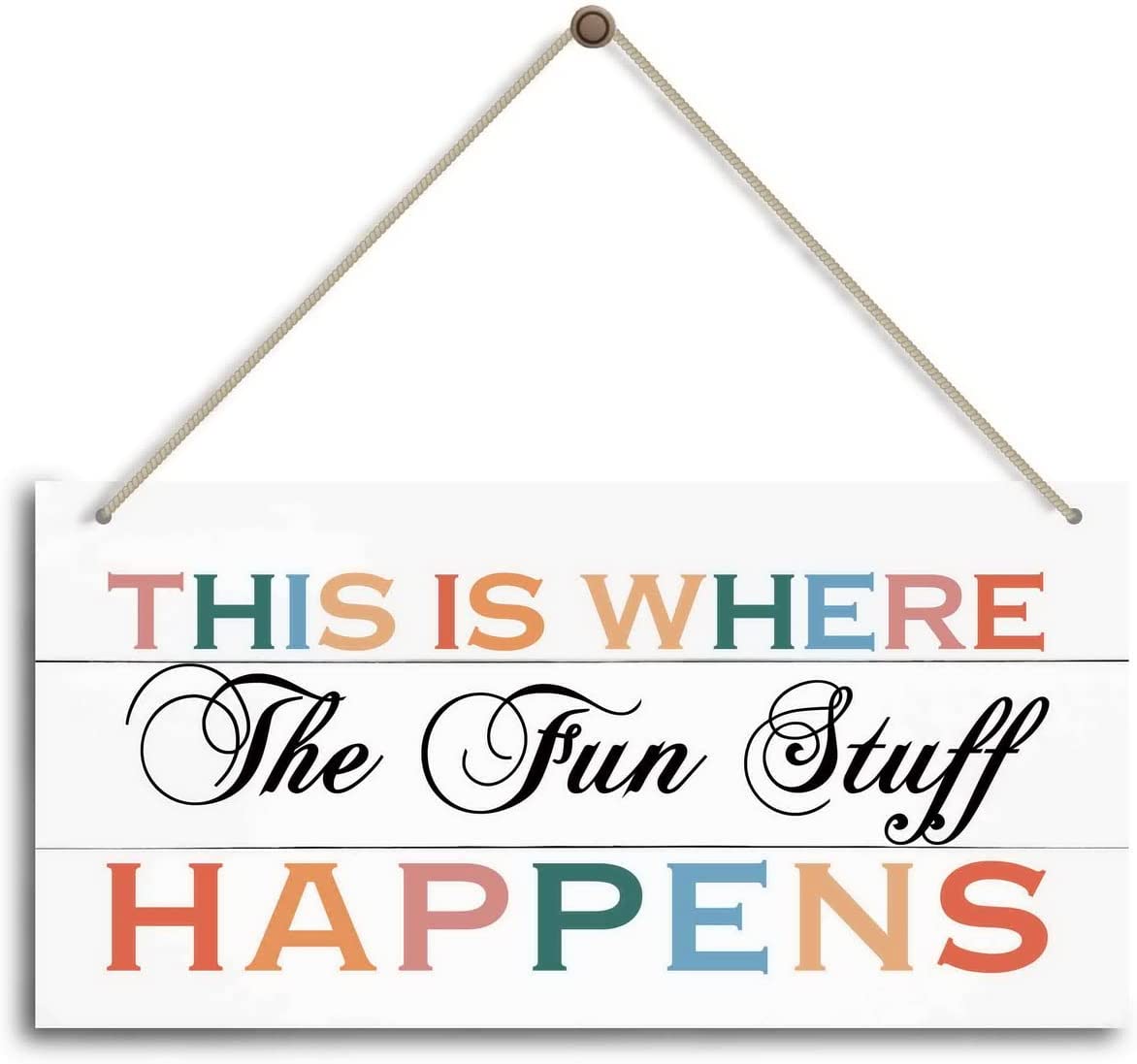 This Is Where The Fun Stuff Happens. Inspirational Home Office Decor ...