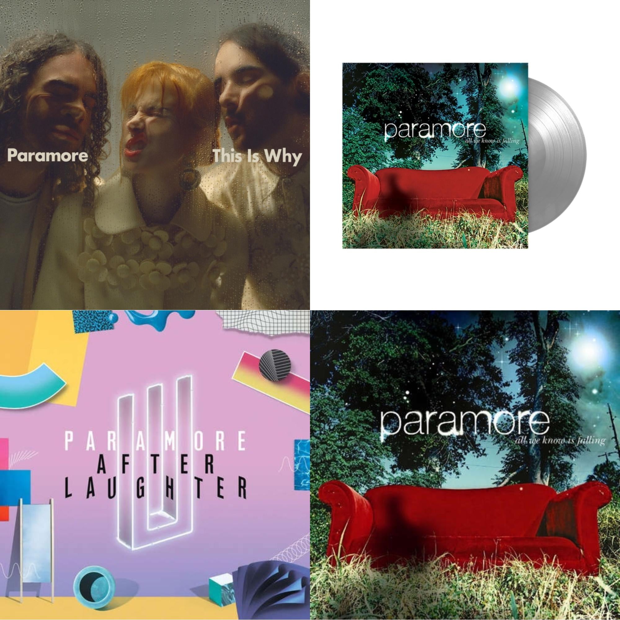 This Is Why & All We Know Is Falling (Silver LP Vinyl) & After Laughter ...
