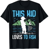 This Kid Loves To Fish I Fishing T-Shirt - Walmart.com