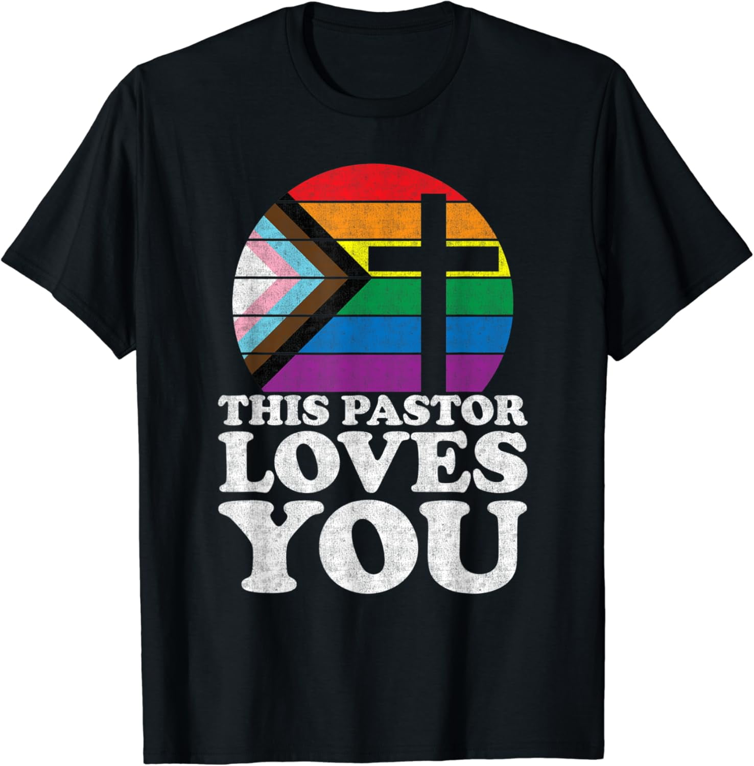 This Pastor Loves You Christian Ally Pride Shirts - Walmart.com