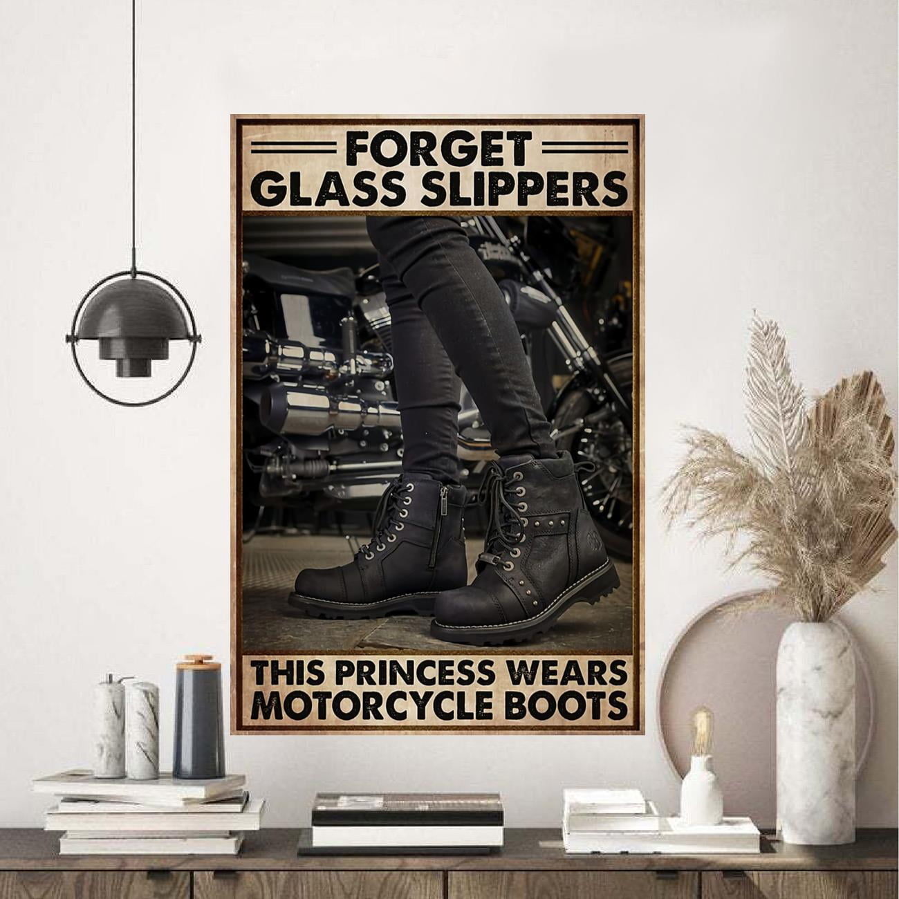 This Princess Wears Motorcycle Boots Poster 24 x 36 Inch Poster ...