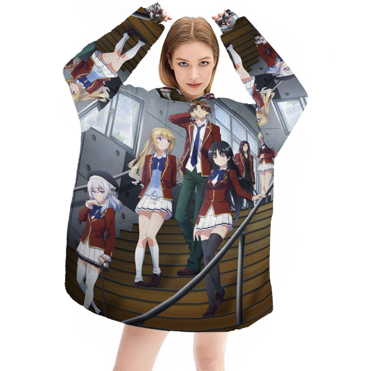This Youkoso Jitsuryoku Shijou Shugi no Kyoushitsu e flannel robe is ...