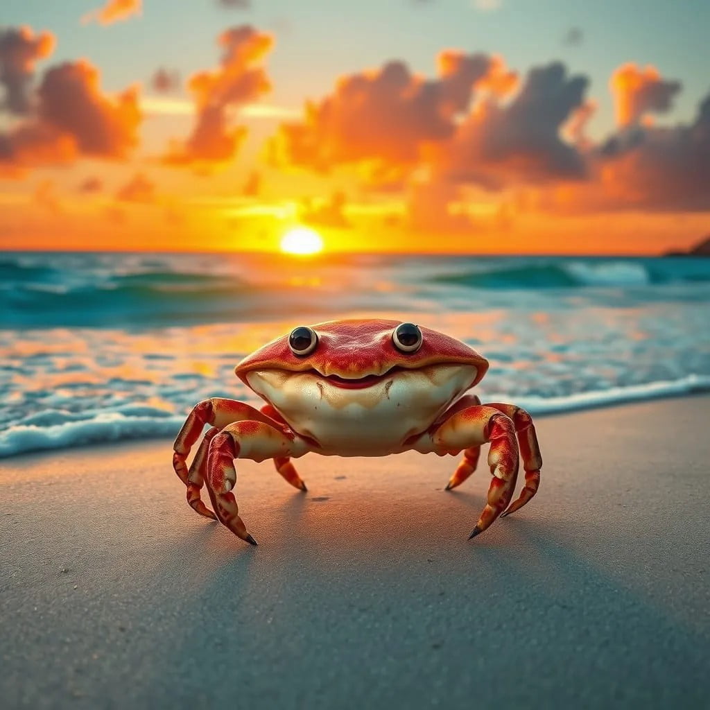 This crab is so cute 300 pieces of adult puzzles, game props, stress ...