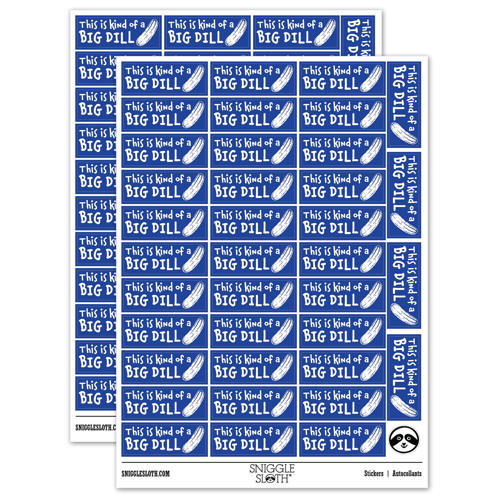 This is Kind of a Big Dill Deal Pickle Teacher Student School Sticker ...