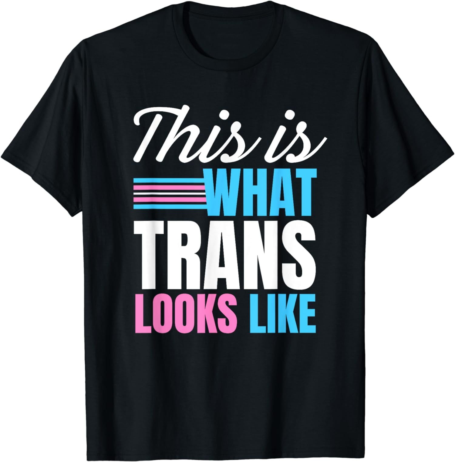 This is What Trans Looks Like LGBT Transgender Pride Flag Breathable ...