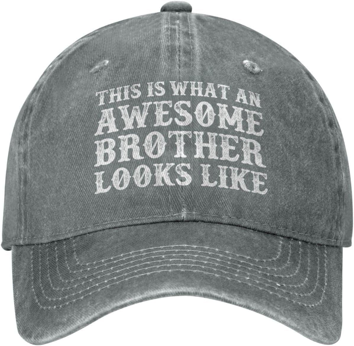 This is What an Awesome Brother Looks Like Hat for Men Baseball Cap ...