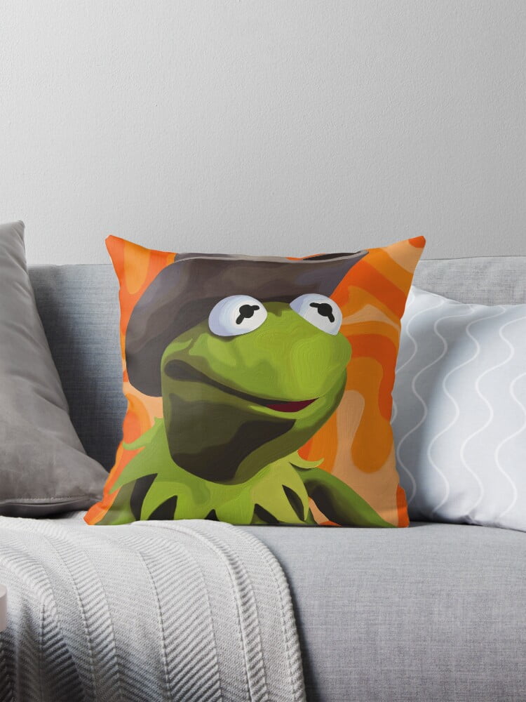 This is an original portrait painting of Kermit the Frog! If you like ...