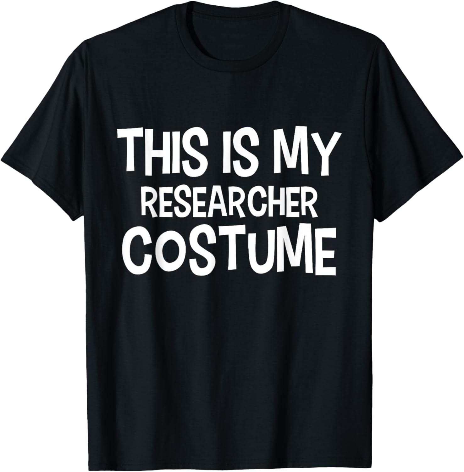This is my RESEARCHER Costume Halloween Costume RESEARCHERS T-Shirt ...