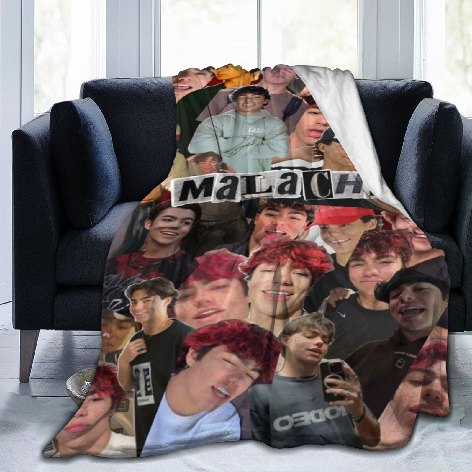 This ultra-soft Malachi Patton-themed blanket, featuring his unique ...