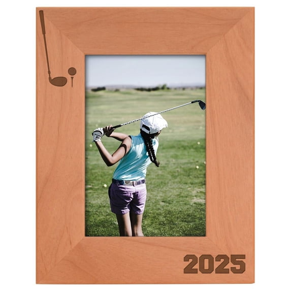 ThisWear 4x6 Golf Team Frame 2026 Golf Team Wood Engraved Portrait 4x6 ...