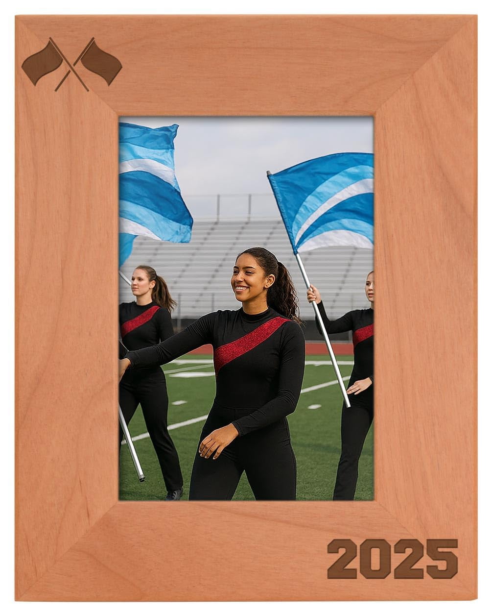 ThisWear 4x6 Marching Band Frame 2026 Color Guard Team Wood Engraved ...