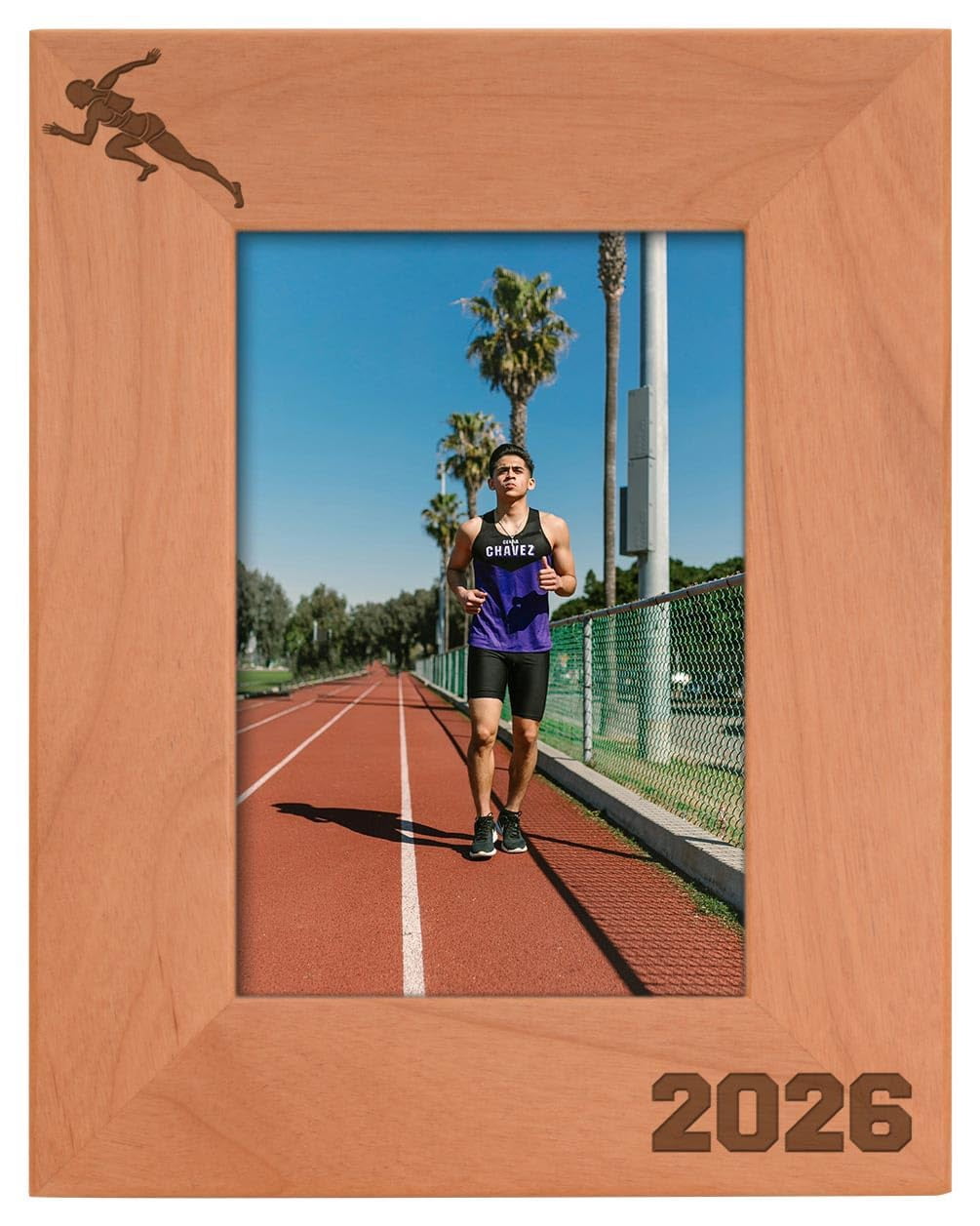 ThisWear 4x6 Track and Field Frame 2026 Track and Field Team Wood ...