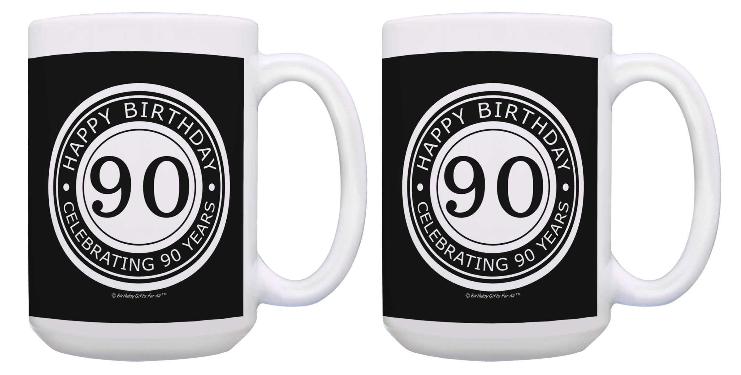 ThisWear 90th Birthday Gifts for All Celebrating 90 Years 90th Bday Mug ...
