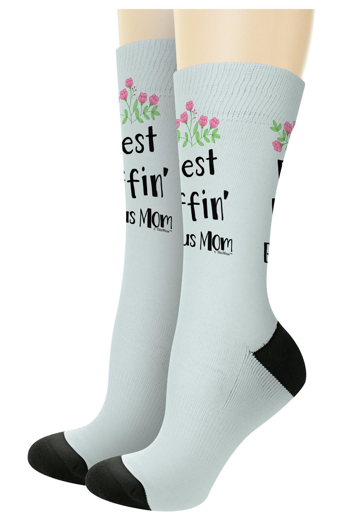 ThisWear Adoptive Mom Gifts for Women Best Effin Bon-s Mom Ever Floral ...