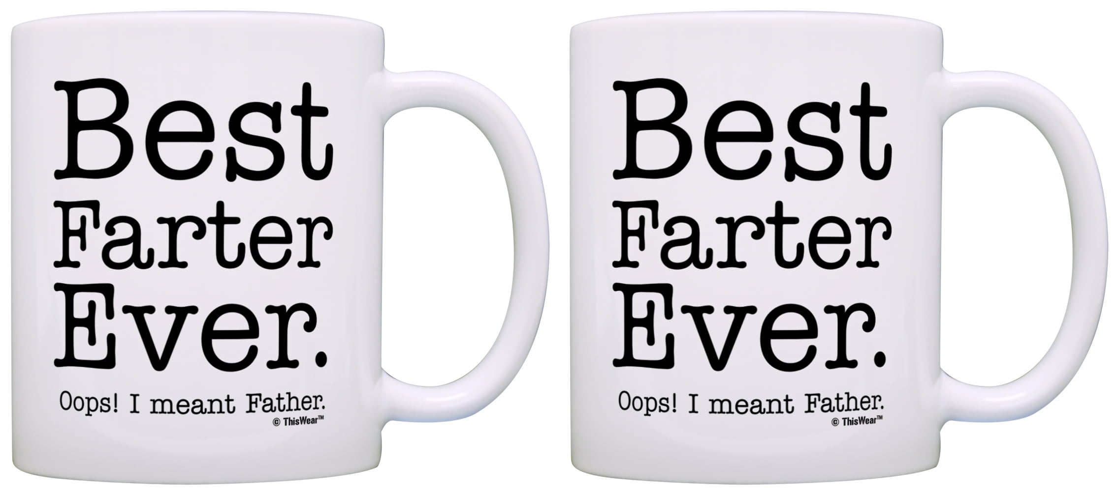 ThisWear Best Farter Mug Best Farter Ever Funny Fathers Day Dad Jokes ...