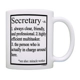 ThisWear Best Secretary Gifts Secretary Definition Cup Secretary Mug ...