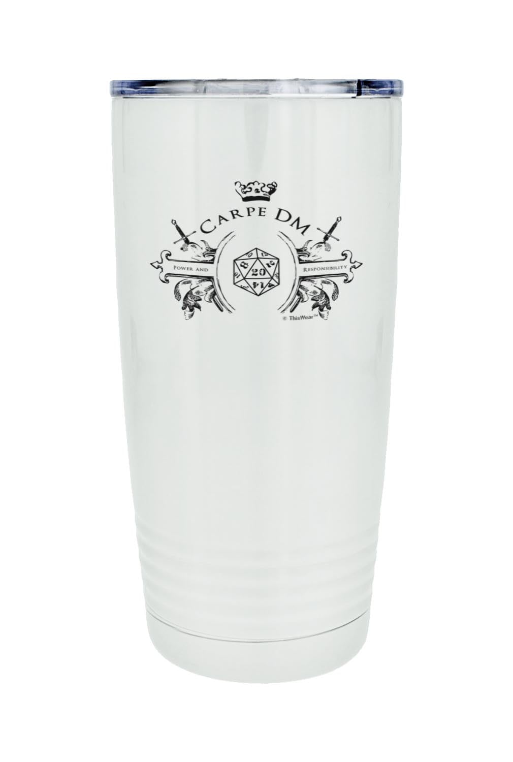 ThisWear Board RPG Gamer Mug Carpe DM RPG Gamer Die 20oz Stainless ...