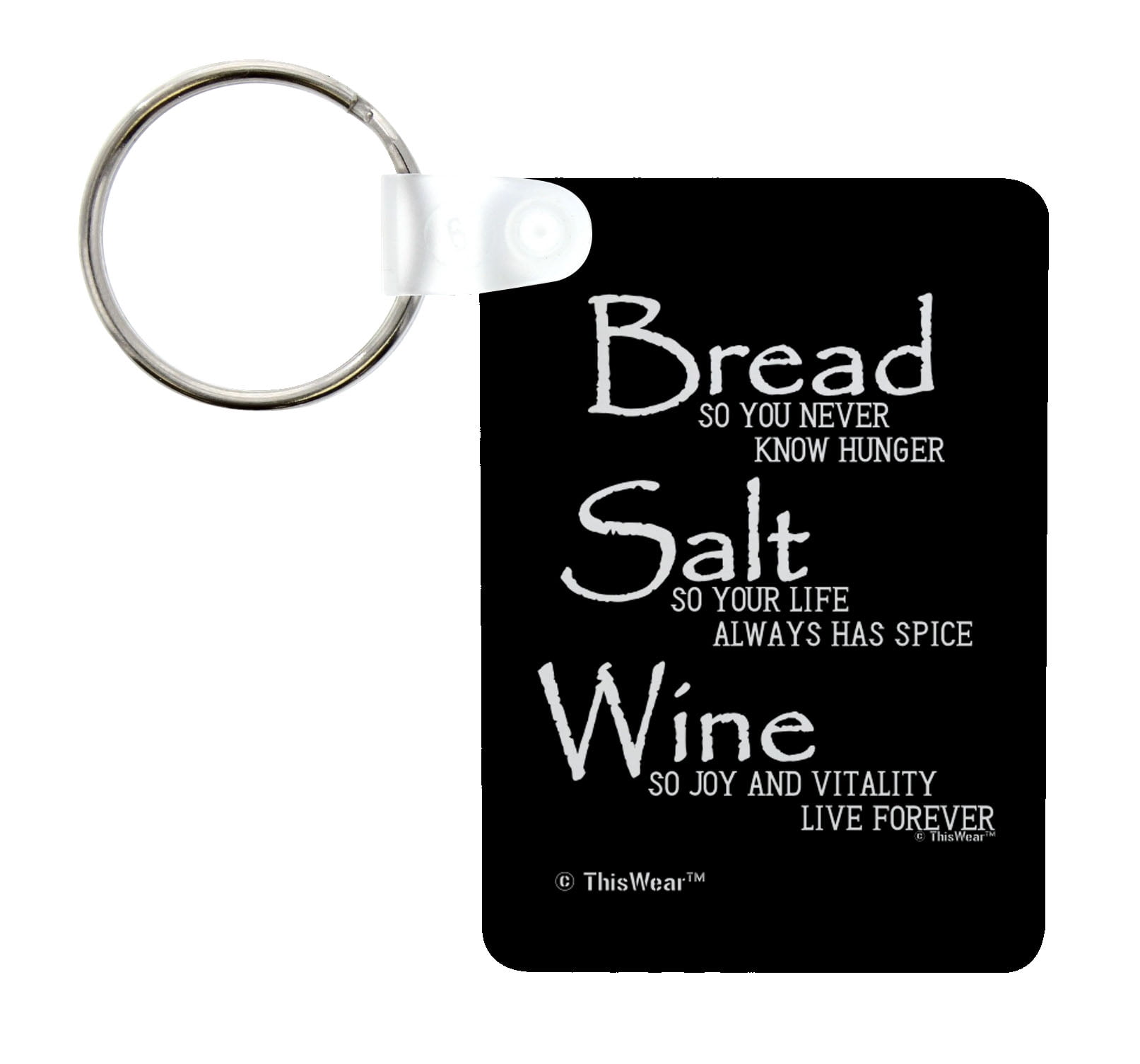 ThisWear Bread Salt Wine Housewarming Gift for Women Wonderful Life ...