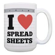 I Heart Spreadsheets Mug