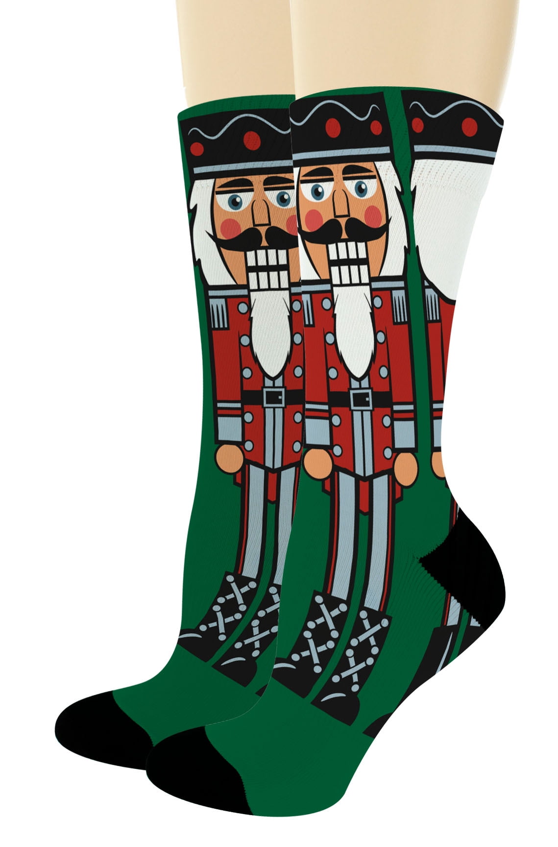 ThisWear Christmas Party Favors Nutcracker Figures Soldier Themed Holiday Gifts 1-Pair Novelty ...