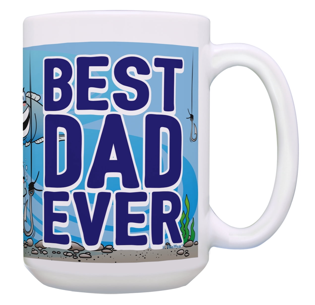 ThisWear Dad Mugs Best Dad Ever Coffee Mug Best Dad Birthday Gifts Dad ...