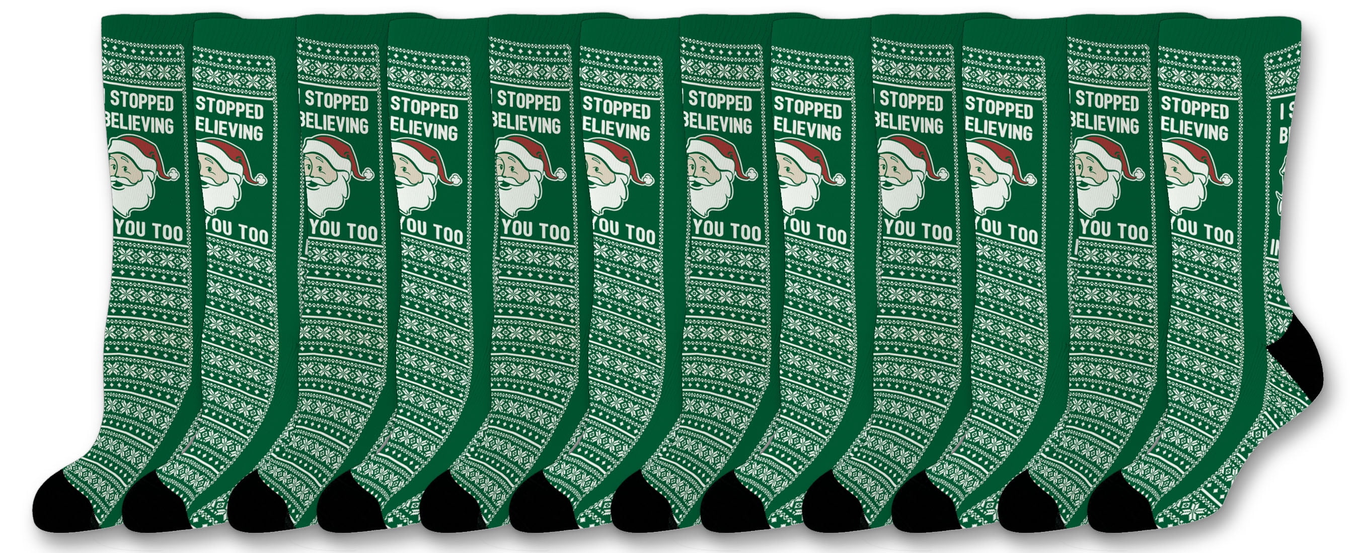 ThisWear Dirty Santa Gifts Santa Claus Socks Ugly Christmas Sweater ...