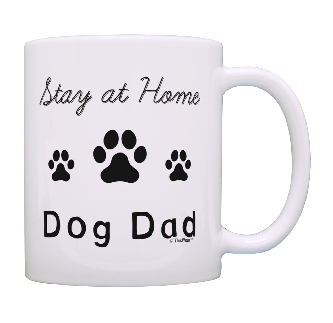 ThisWear Dog Themed Gifts Stay At Home Dog Dad Mug Dog Cup Dog Related ...