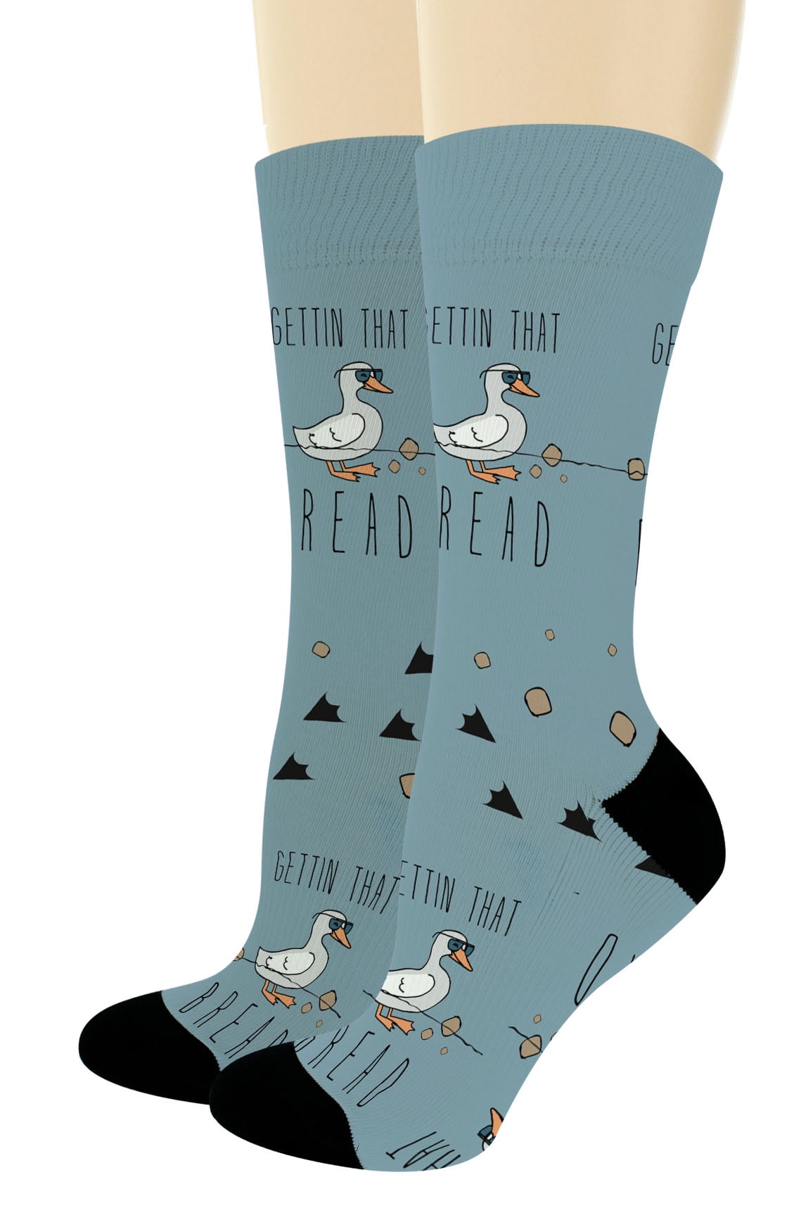 ThisWear Duck Gifts Getting that Bread Duck Novelty Socks Bird Lover ...