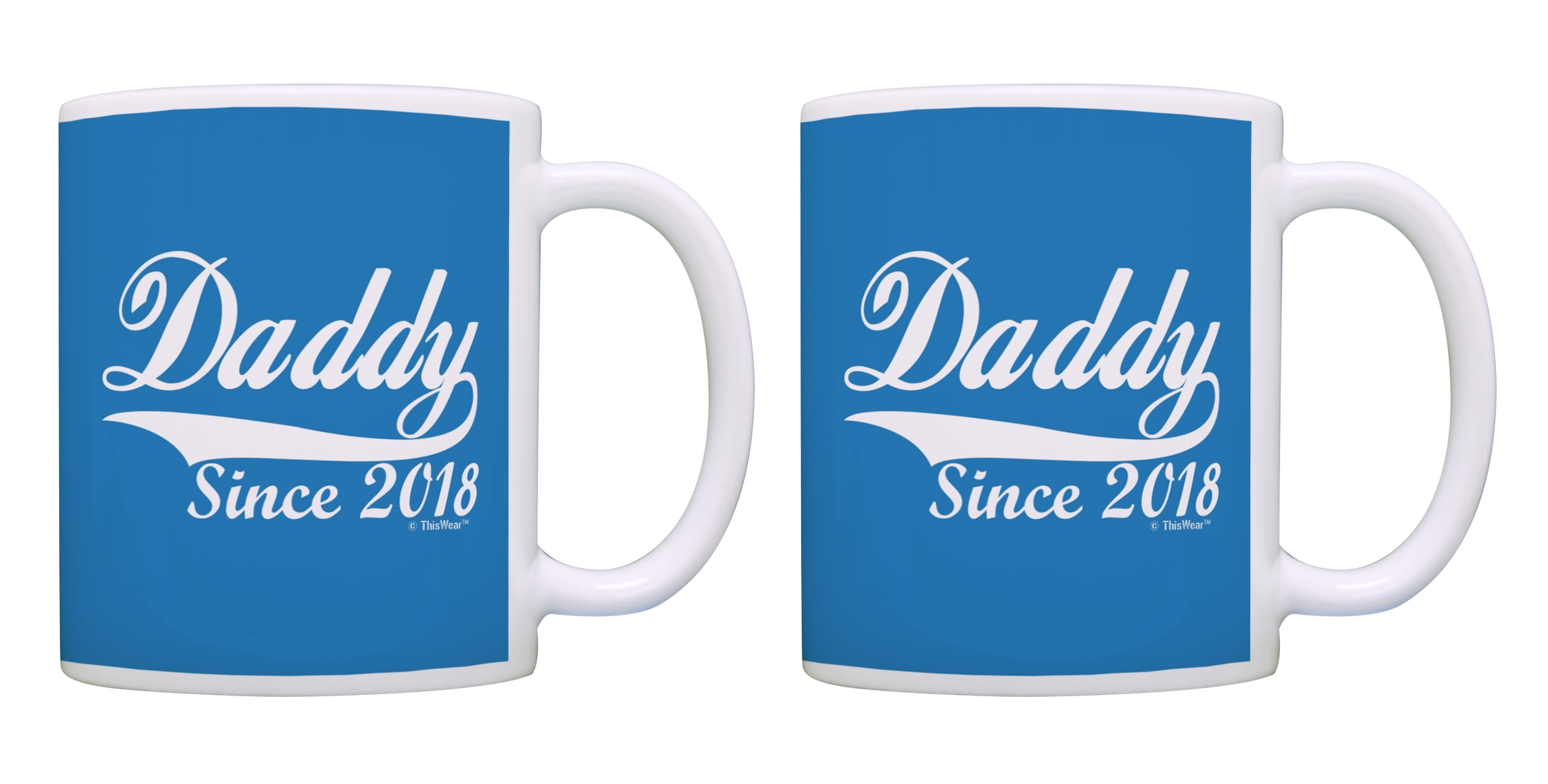 ThisWear Expecting Dad Mug Daddy Since 2018 Fathers Day Mug for New ...