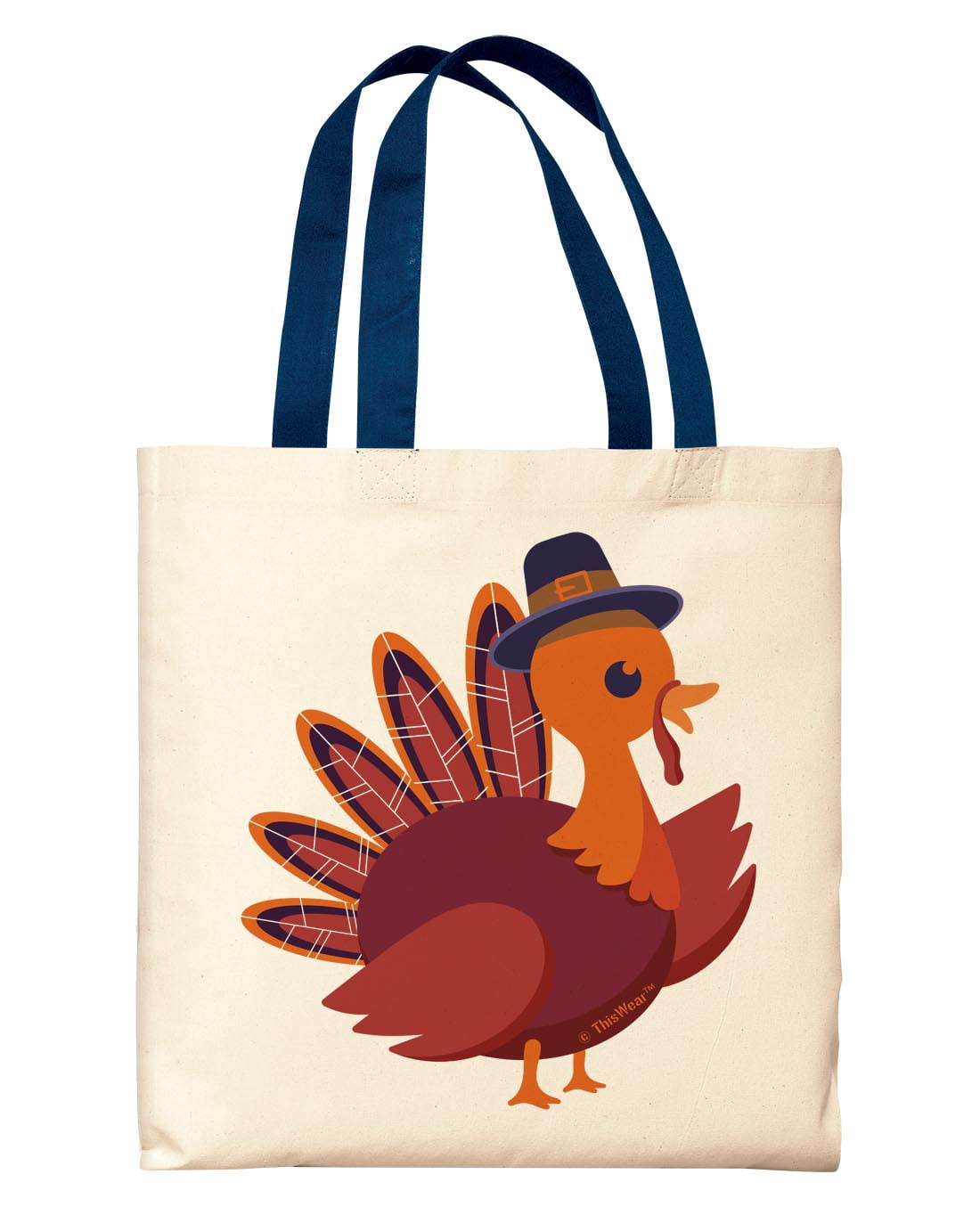 ThisWear Fall Decorations for Home Thanksgiving Turkey Pilgrim Navy ...
