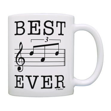 ThisWear Music Lovers Gifts Music Notes Mug Music Themed Gift Music ...