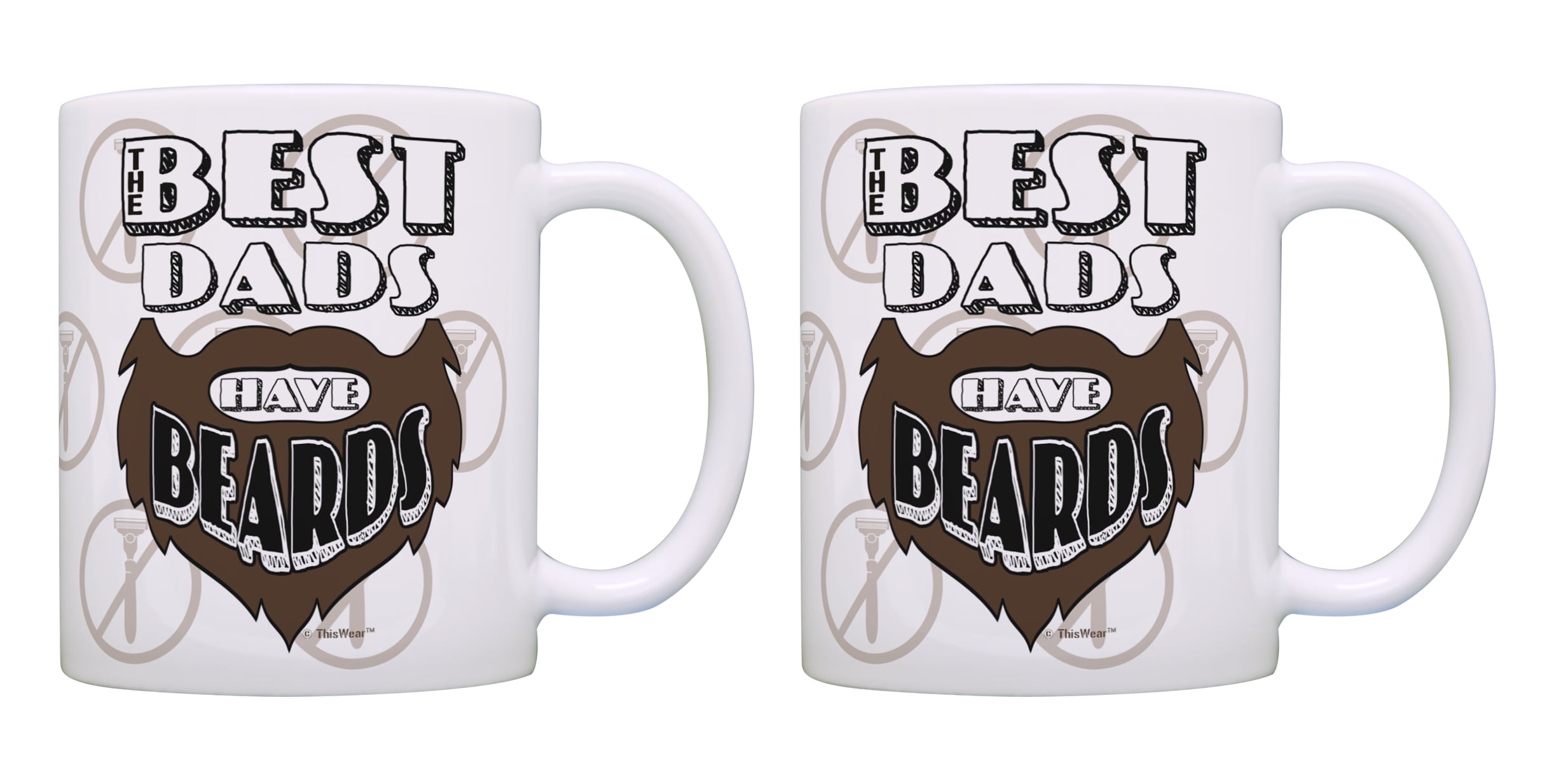 ThisWear Fathers Day Mug The Best Dads Have Beards Dad Mug from ...