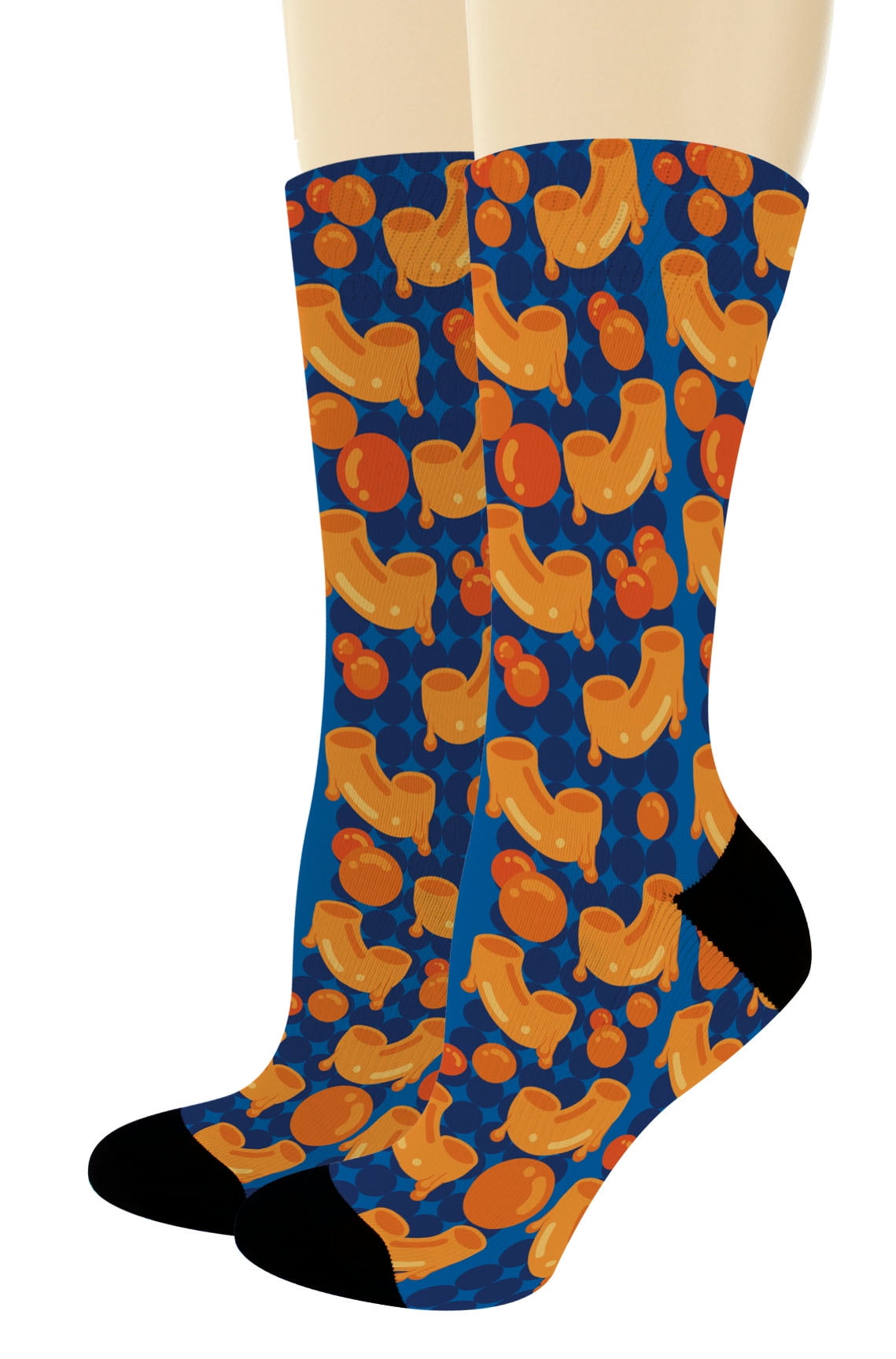 ThisWear Food Gifts Mac and Cheese Printed Socks Foodie Socks Food ...