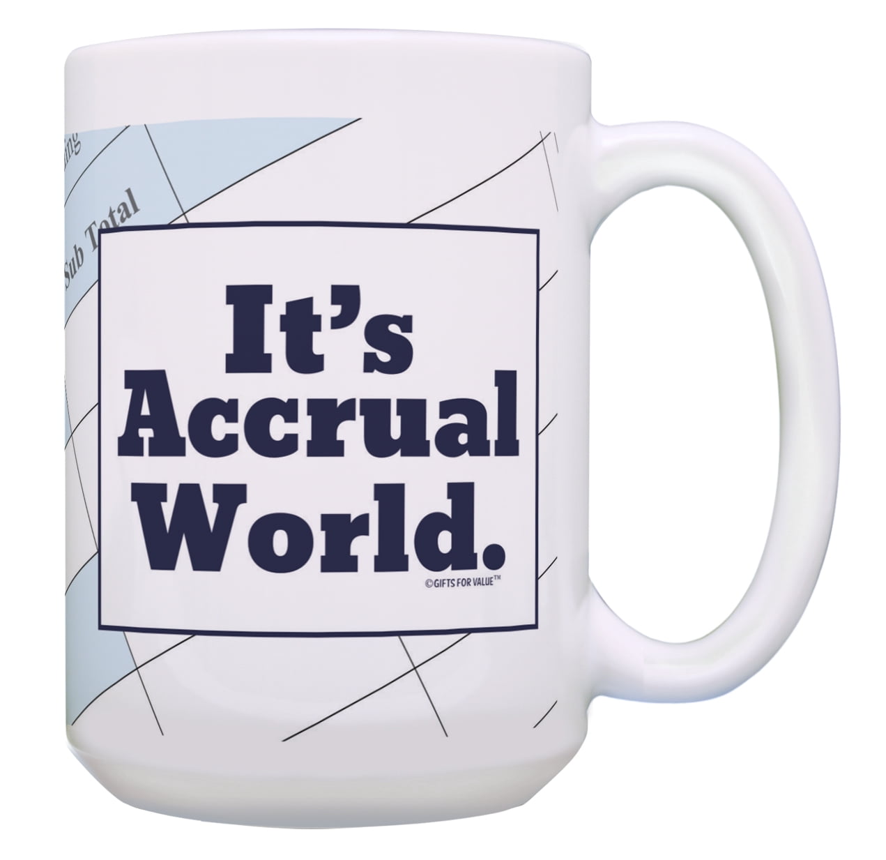 ThisWear Funny Accountant Gifts It's Accrual World Mug Accounting Gifts ...