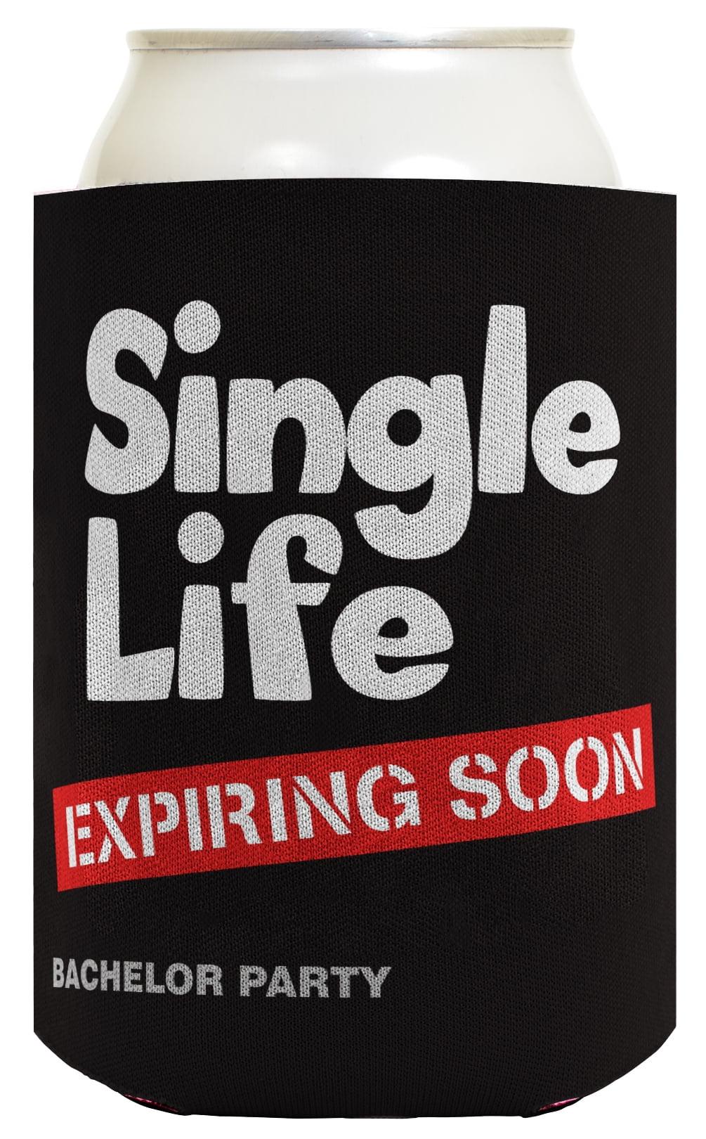 ThisWear Funny Beer Coolie Bachelor Party Gift Single Life Expiring ...