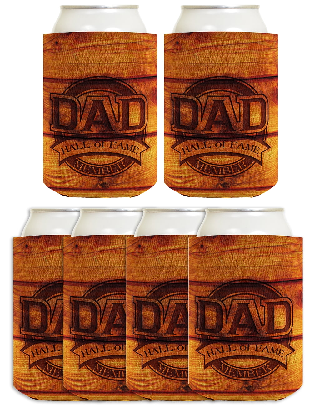 ThisWear Funny Beer Coolie Dad Hall of Fame Father's Day Gift for Dad ...