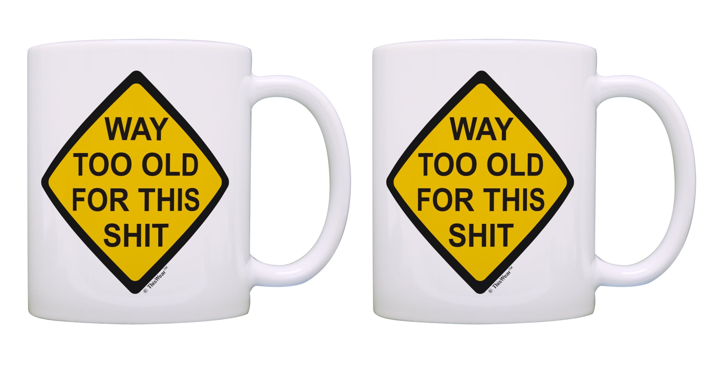 ThisWear Funny Birthday Gifts Way Too Old for This Funny Grandpa Gift ...